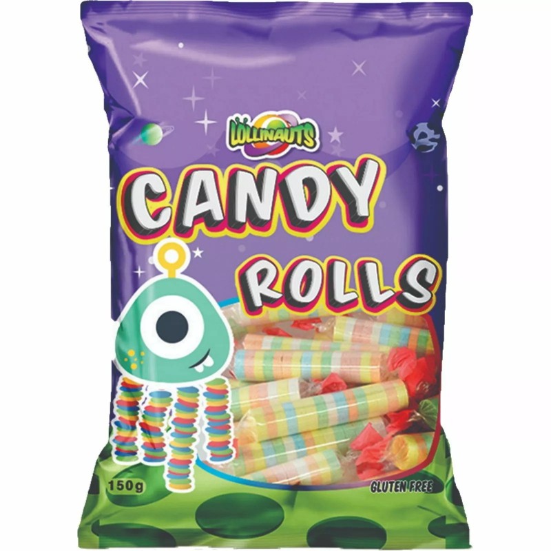 Rainbow Candy Rolls 150g Chocolates And Lollies Who Wants 2 Party
